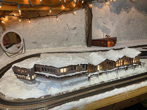 N Scale Model Mountain Ski Lodge Kit for Model Railroad/Diorama's - | eBay