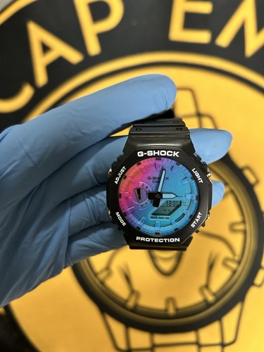 G-SHOCK GA2100 Custom Rainbow Dial – Casio Men's Watch | Brand New | eBay