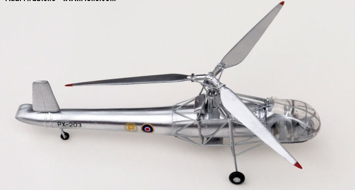 Cierva W.9 British Experimental Helicopter Model Replica Small Free ...