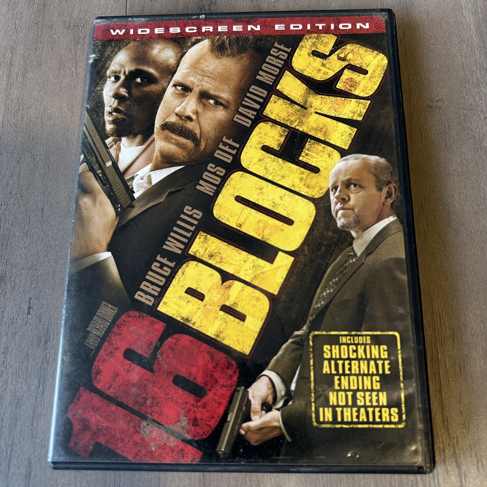 DVD |16 BLOCKS Bruce Willis Widescreen Alternate Ending Not Seen in ...