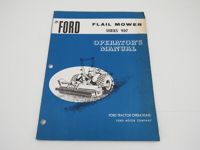 Ford Series 907 Flail Mower Operator's Manual | eBay