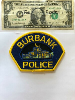 Burbank California Police Patch Un-sewn great shape | eBay