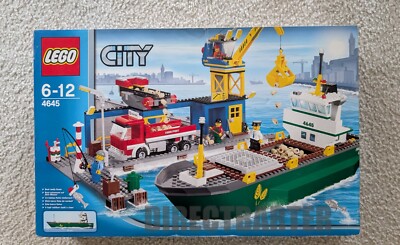 LEGO CITY: Harbour (4645) Big Cargo Ship Brand New Factory Sealed Rare ...
