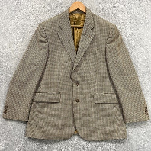 Alexandre London Savile Row Blazer 42S Houndstooth 100% Wool Preppy | eBay