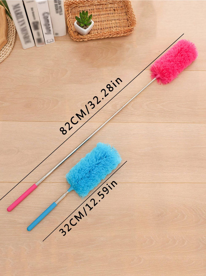1pc Adjustable Stretch Extend Microfiber Duster, Household Dusting ...