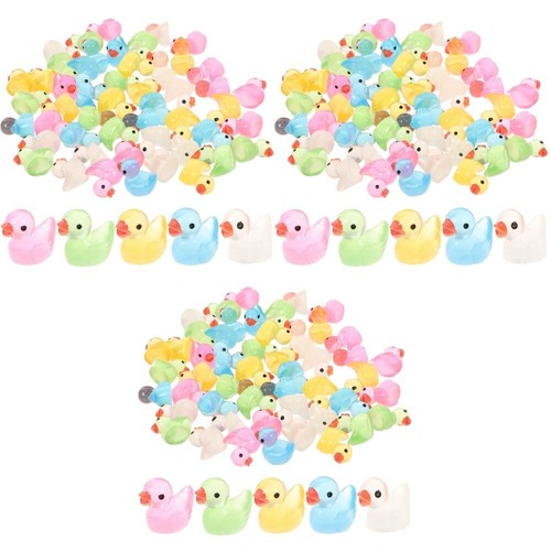 Set of 3 Mini-Ente Entenfigur Miniaturen Zum Basteln Kuchen | eBay