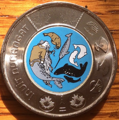 2024 Canada $2 Inuit Nunangat Coloured UNC King Charles III Toonie! USA ...