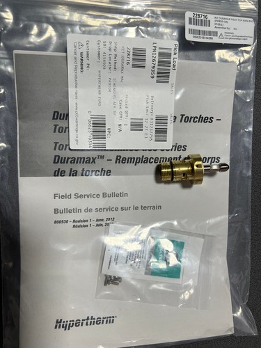 Hypertherm 228716 Genuine Duramax MACH TCH Main Body Replacement Kit ...