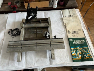 Scott engraving machine with motor | eBay