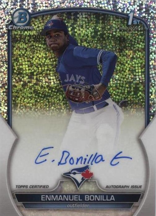 2023 Bowman - Chrome Prospect Autographs Enmanuel Bonilla #CPA-EBO ...