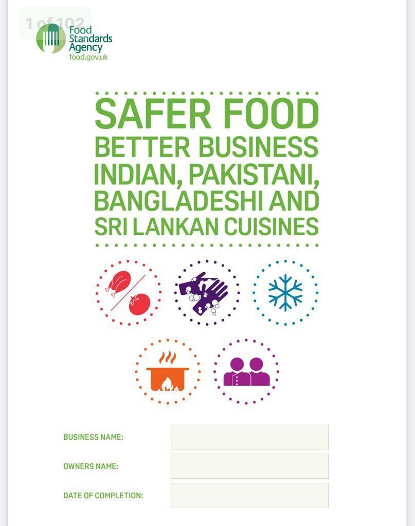 SFBB 2024 Safer Food Better Business Indian Caterers Pack Full Colour ...