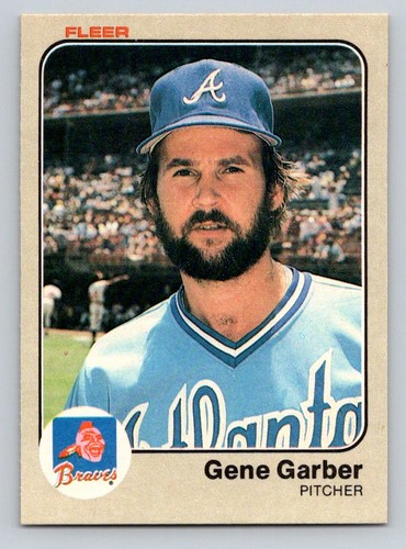 1983 Fleer Baseball #136 Gene Garber Atlanta Braves | eBay