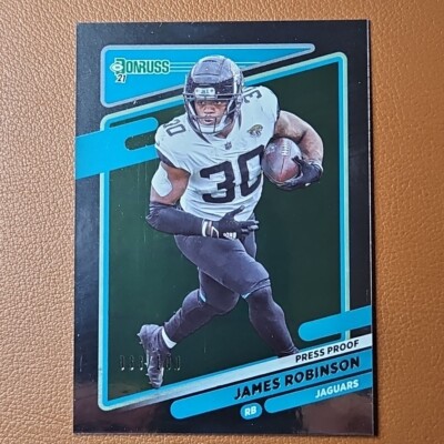 James Robinson - Silver Press Proof (#33/100) - 2021 Donruss | eBay