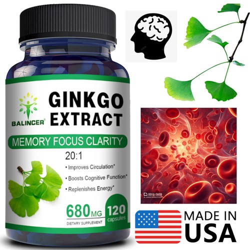 Organic Ginkgo Extract - Stress Relief-Memory Improvement ...