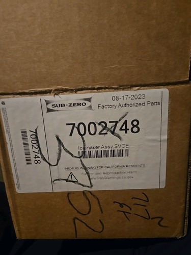 7002748 OEM SUB-ZERO ICE MAKER ASSEMBLY - NEW IN BOX | eBay