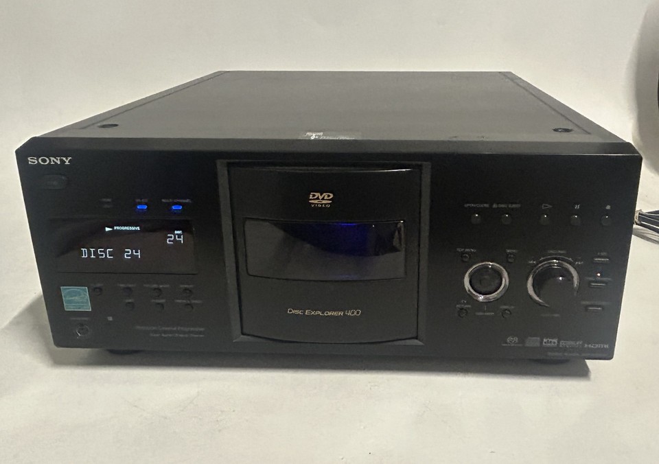 Sony DVP-CX995V DISC EXPLORER 400-Disc DVD CD Mega Changer JUKE BOX ...