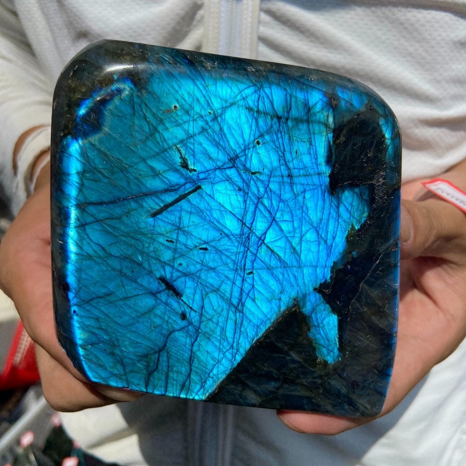 2.6LB Natural Flash Labradorite Quartz Crystal rough Mineral Healing ...