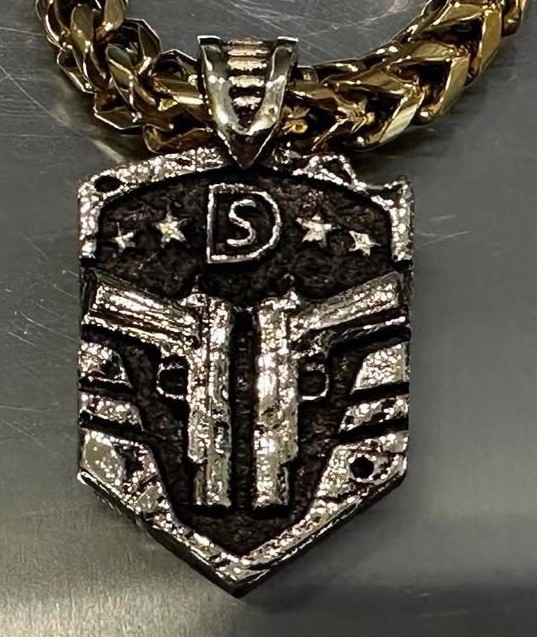 Demented Steelworks WarCrime Pendant (like Starlingear And Steel Flame ...
