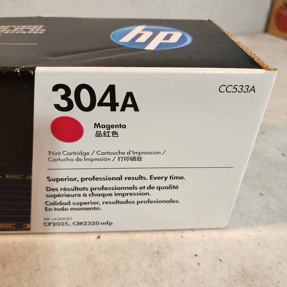 HP CC533A 304A Magenta Cartridge Genuine New OEM Open Box free ship | eBay