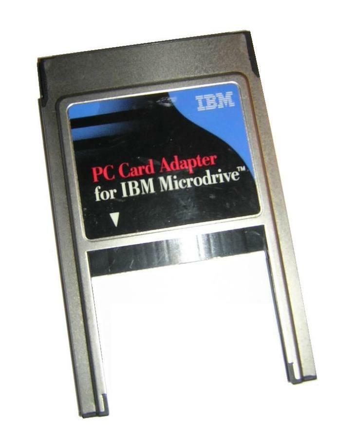 IBM Microdrive PC Card Adapter PCMCIA for CompactFlash - Made in Japan ...
