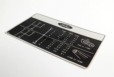 81817143 - Shift Pattern Decal (8 Speed) Fits New Holland "1000 Series ...