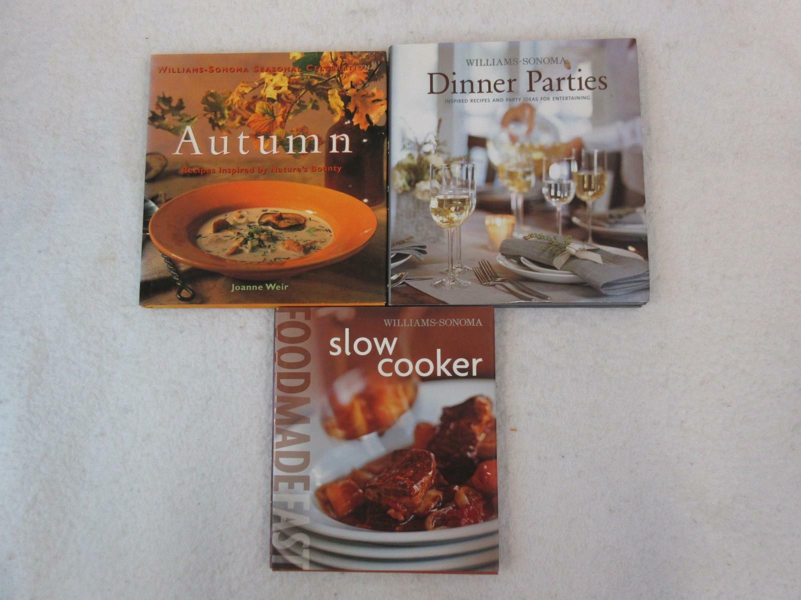 Lot of 12 WILLIAMS-SONOMA KITCHEN LIBRARY COOKBOOKS Autumn Dinner ...