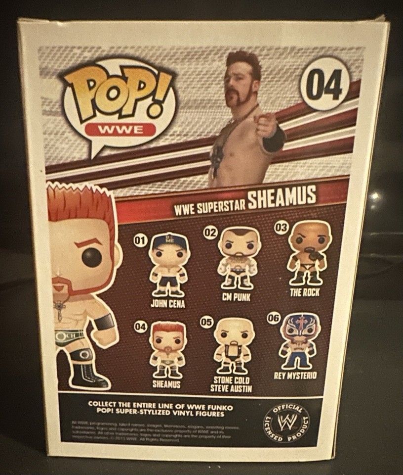 Funko POP! WWE Sheamus #4 Vinyl Figure. Vaulted 830395034157 | eBay