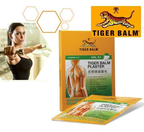 TIGER BALM Plaster Cool Patch. Relief Muscle Pain Stiff neck Back Pain ...