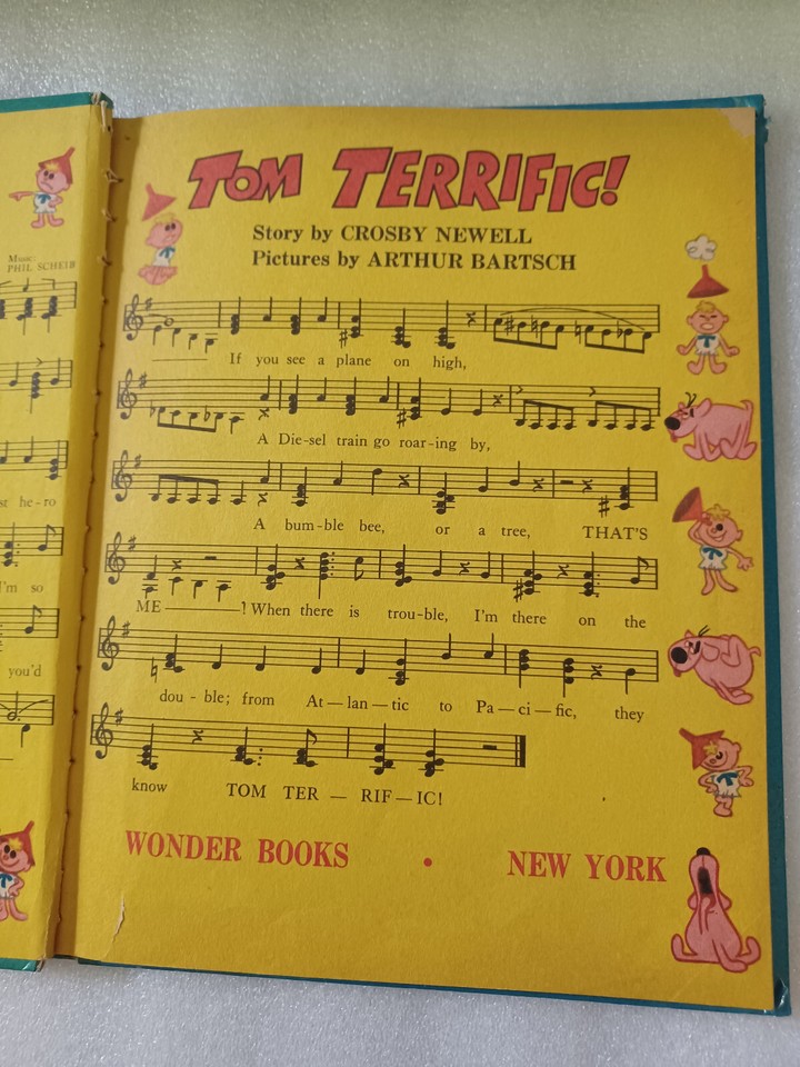 TOM TERRIFIC MIGHTY MANFRED WONDER DOG (CBS TERRYTOONS 1958 #703) Capt ...