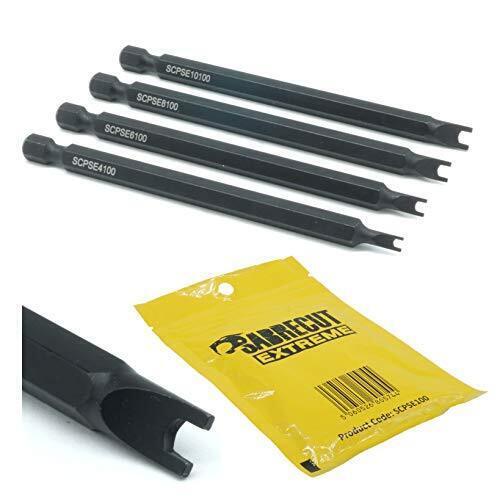 4 x SabreCut SCPSE100 Spanner Snake Eye Pigs Nose Security Screwdriver ...
