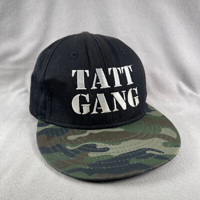 Tatt Gang Hat Mens Adjustable Black Snapback Cap Embroidered KB Ethos ...