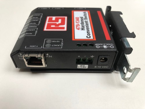 RS 479-1340 Hardened Convenient Switch (industrial ethernet) S14HR-24V ...