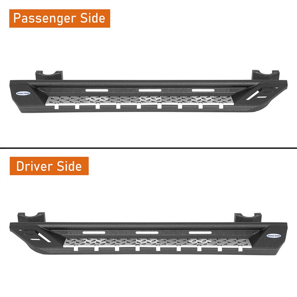 Tubular Side Step Running Boards Nerf Bars Fit 2007-2018 Jeep Wrangler ...