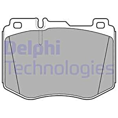 DELPHI Disc Brake Pad Set For MERCEDES S205 S213 W205 14- A0084201820 ...
