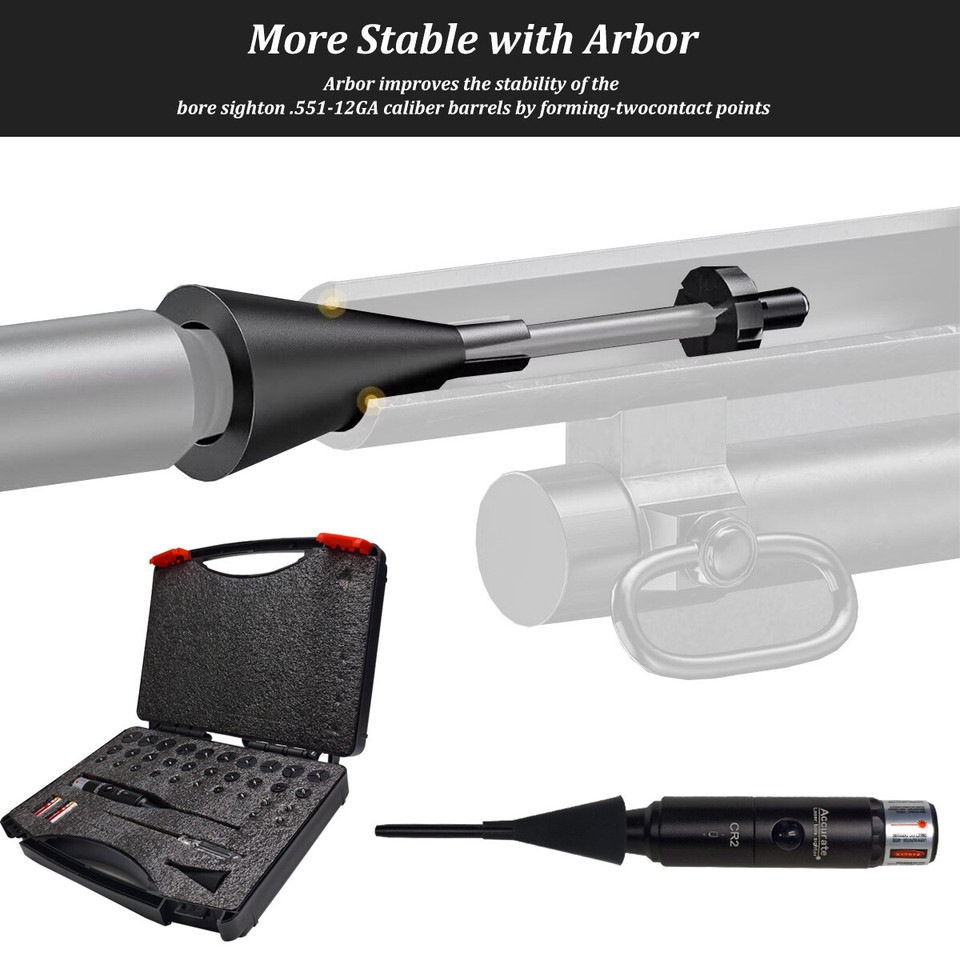 Professional Red Laser Bore Sight Kit for Multiple Caliber Upgraded ...
