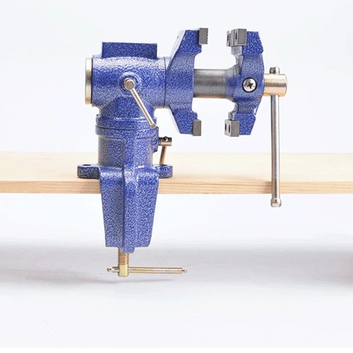 Small Bench Vice 360 Degree Household Table Vise Double Jaw Vise DIY | eBay