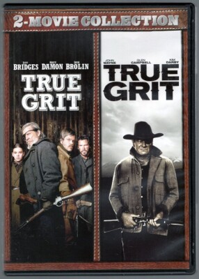 True Grit 2-Movie Collection (DVD, 1969) John Wayne & Jeff Bridges LIKE ...