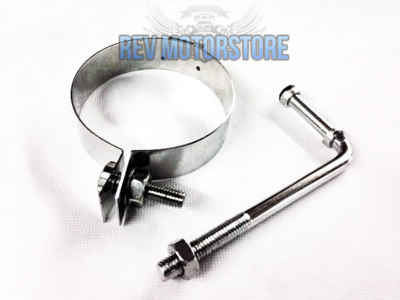 Universal Exhaust Round Band Hanger 2" Stainless Steel Adjustable ...