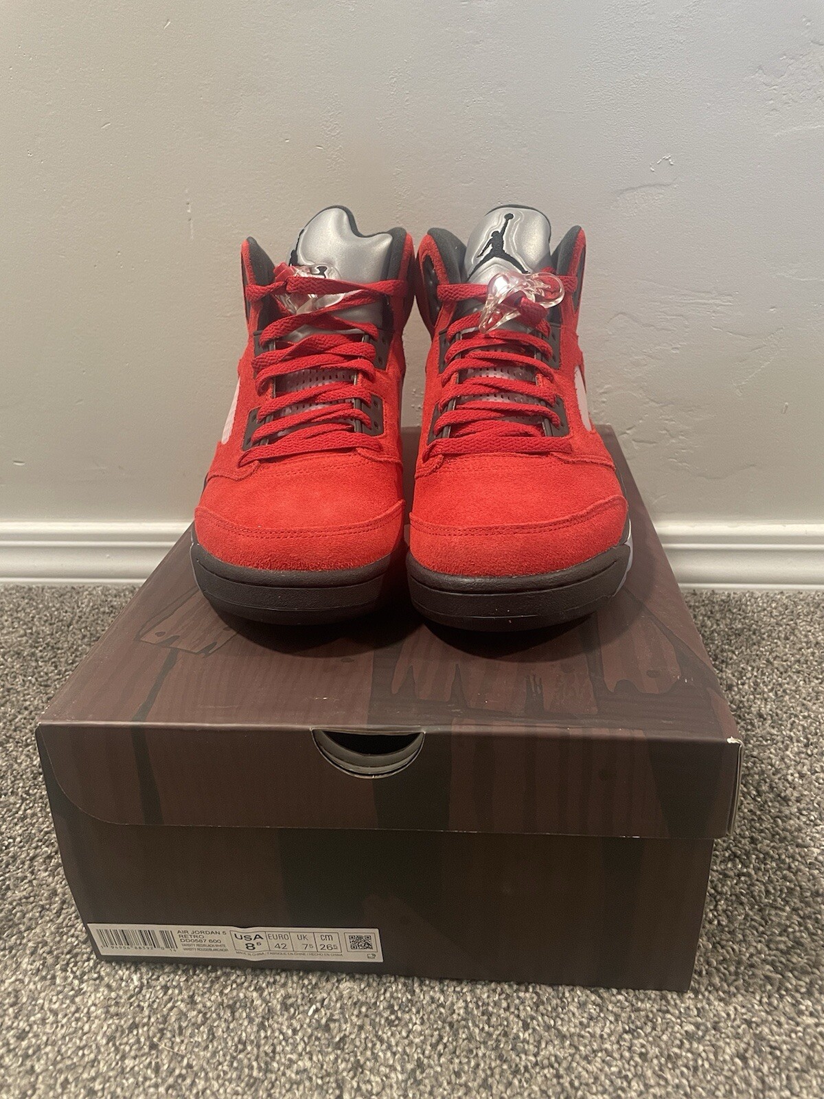 Jordan 5 Retro Raging Bull Red (2021) | eBay