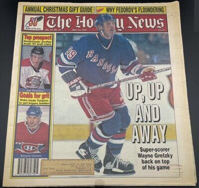 THE HOCKEY NEWS - Nov. 15, 1996 - Vol.50 No. 10 - Up, Up, and Away with ...