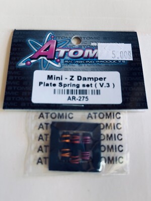 ATOMIC AR-275 Mini-Z Damper Plate Spring Set (V.3) | eBay