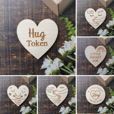 Pocket Hug Tokens Heart Hugs to Loved Ones Little Keepsake Gift ...