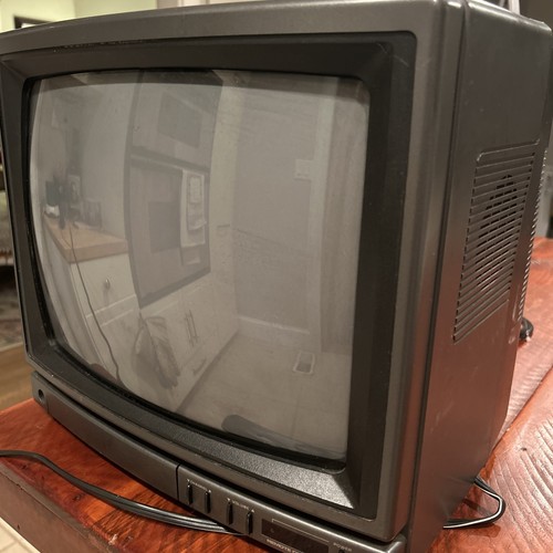 Vintage 1989 Sears 13" (13.5” Total) CRT Retro TV Television 564. ...