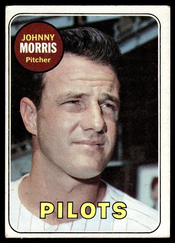 1969 TOPPS JOHNNY MORRIS ROOKIE SEATTLE PILOTS #111 DP49 | eBay