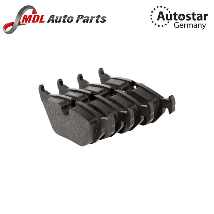 AutoStar Germany Rear Brake Pads 34216761241 for BMW 3 Series E36 E46 ...