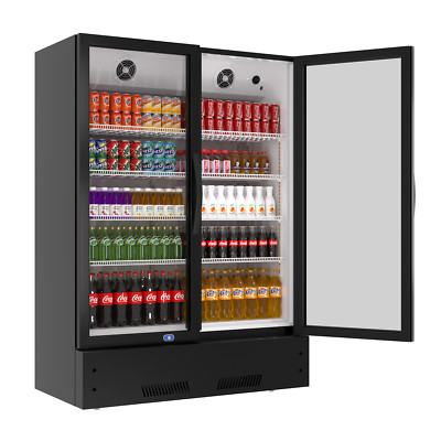 Commercial Glass Door Refrigerator Cooler Soda Beverage Display ...