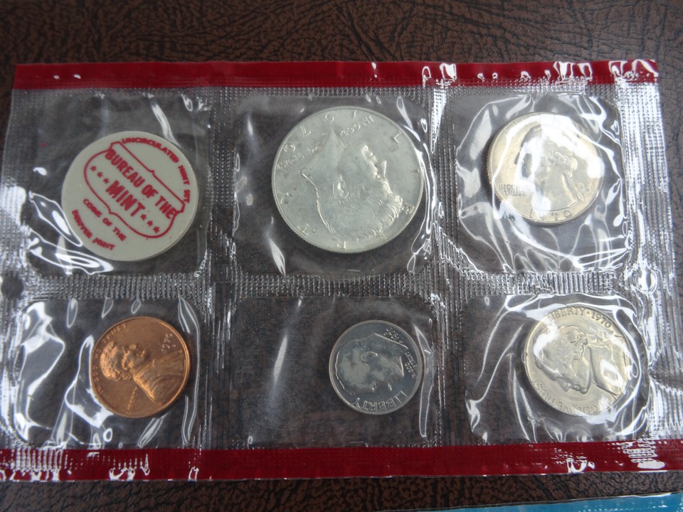 1970 US Mint Set Small Date S Cent Variety Uncirculated 10 Coins P & D ...