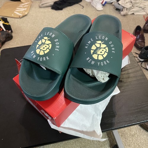 Aime Leon Dore Sonny NY Slides New Balance Green Men’s 9 ALD Teddy ...