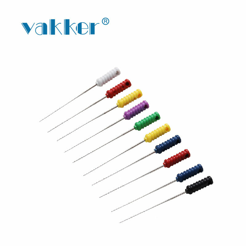 10/Pk Dental Endo Barbed Broaches Nerve Broach Files for Root Canal ...
