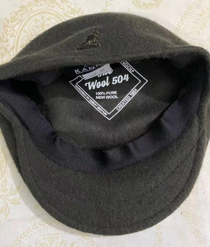 Kangol Wool 504 Flat Caps Men Women Casual Woolen Beret Hat Winter ...